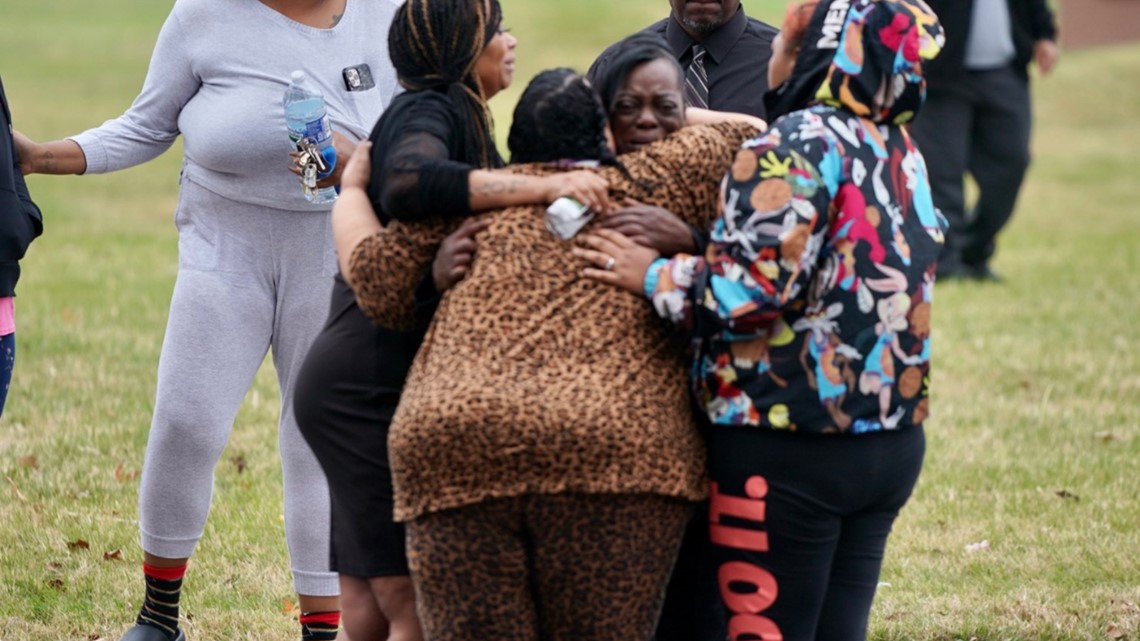 PHOTOS: Deadly shooting outside east side funeral | wthr.com