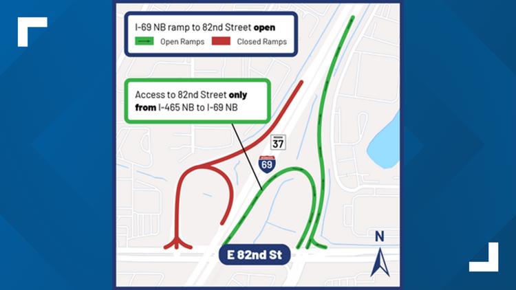 Indianapolis interstate ramp opens after 8 months of construction ...