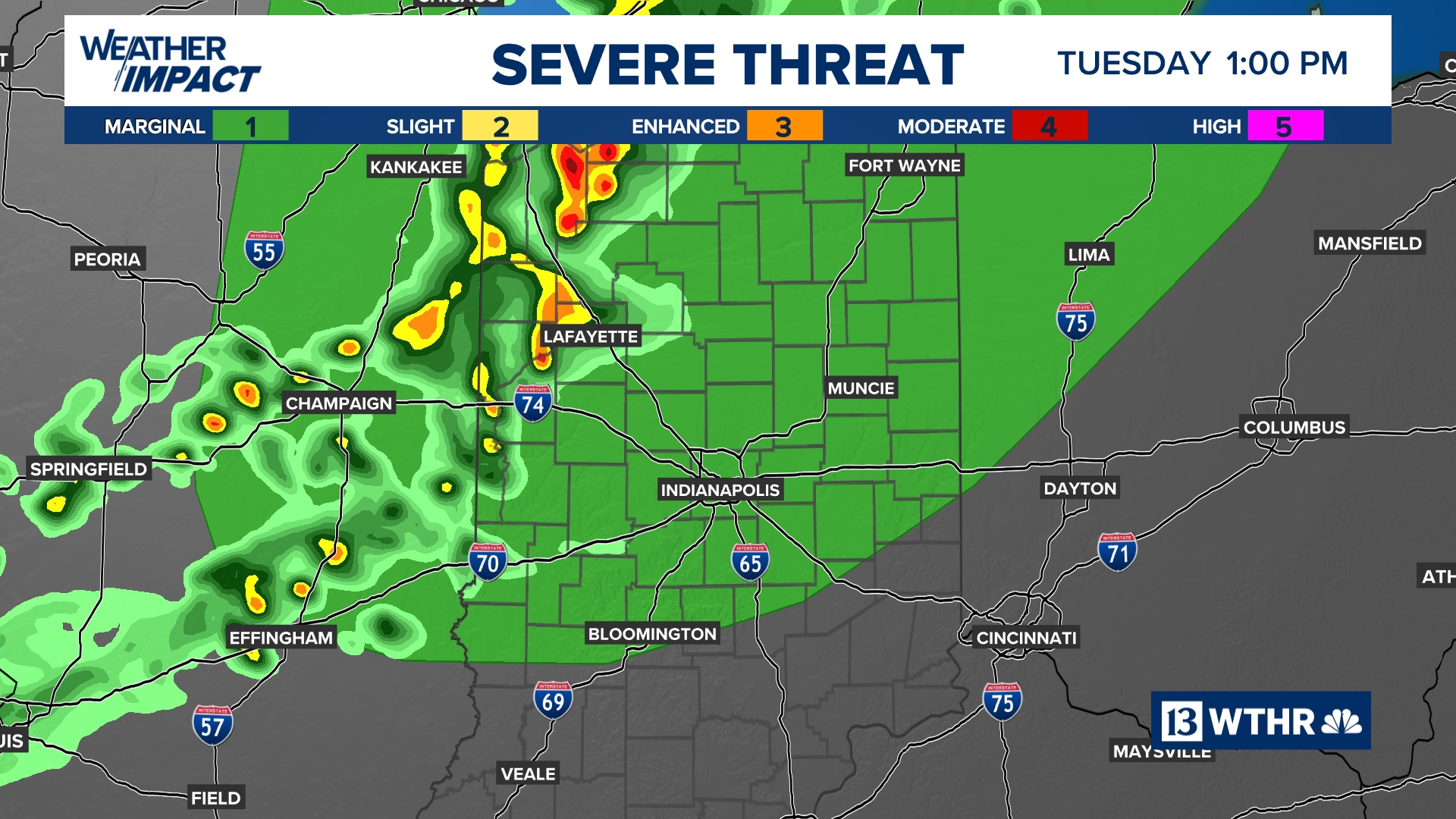 Weather Impact Alert Wednesday: Severe weather likely with some ...
