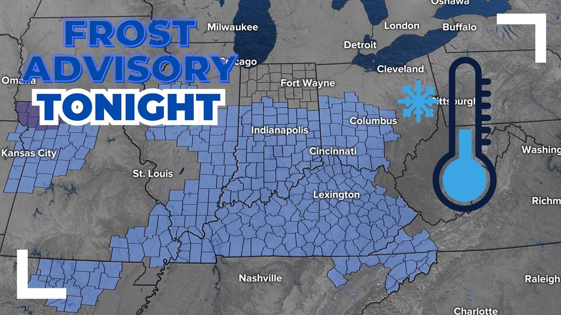 Frost Advisory in central Indiana | Live Doppler 13 Weather Blog | wthr.com
