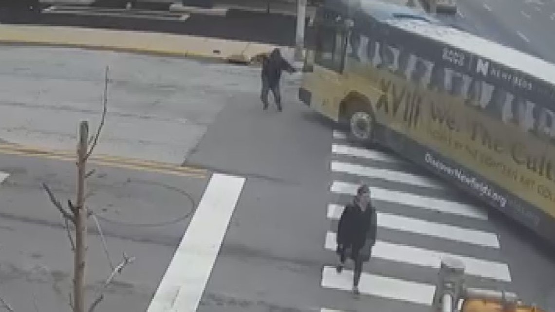Marine veteran hit by IndyGo bus in downtown Indianapolis | wthr.com