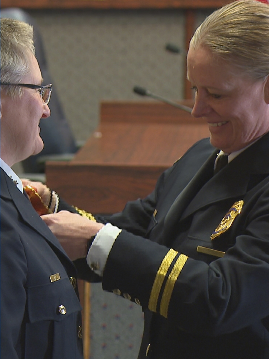 'Humbling beyond words' | Tanya Terry sworn in as IMPD’s first female ...