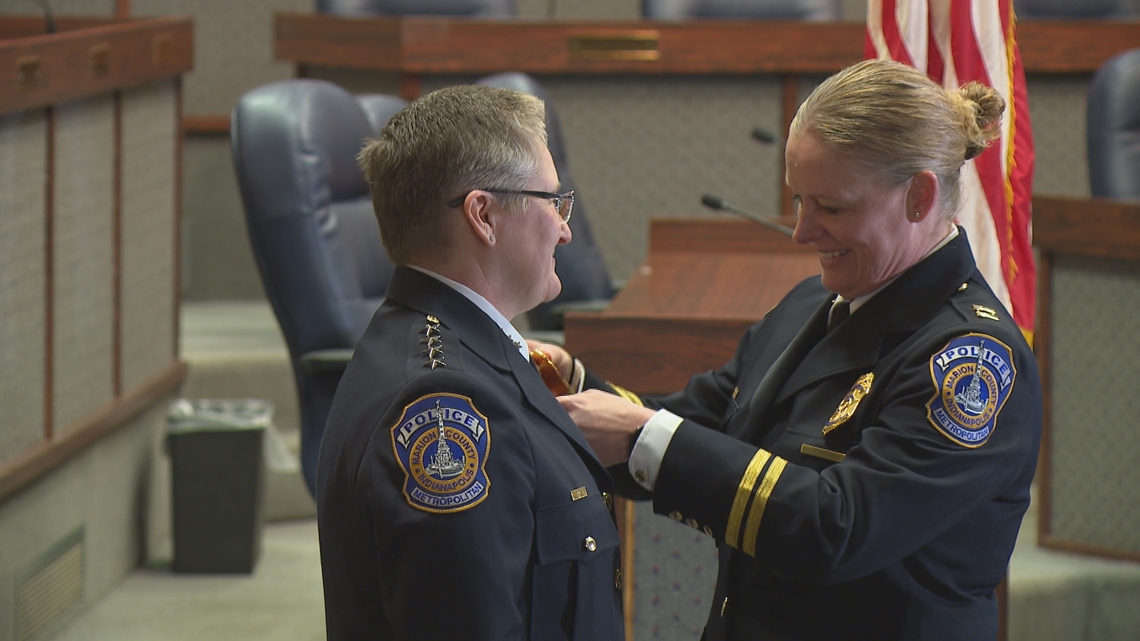 'Humbling beyond words' | Tanya Terry sworn in as IMPD’s first female ...