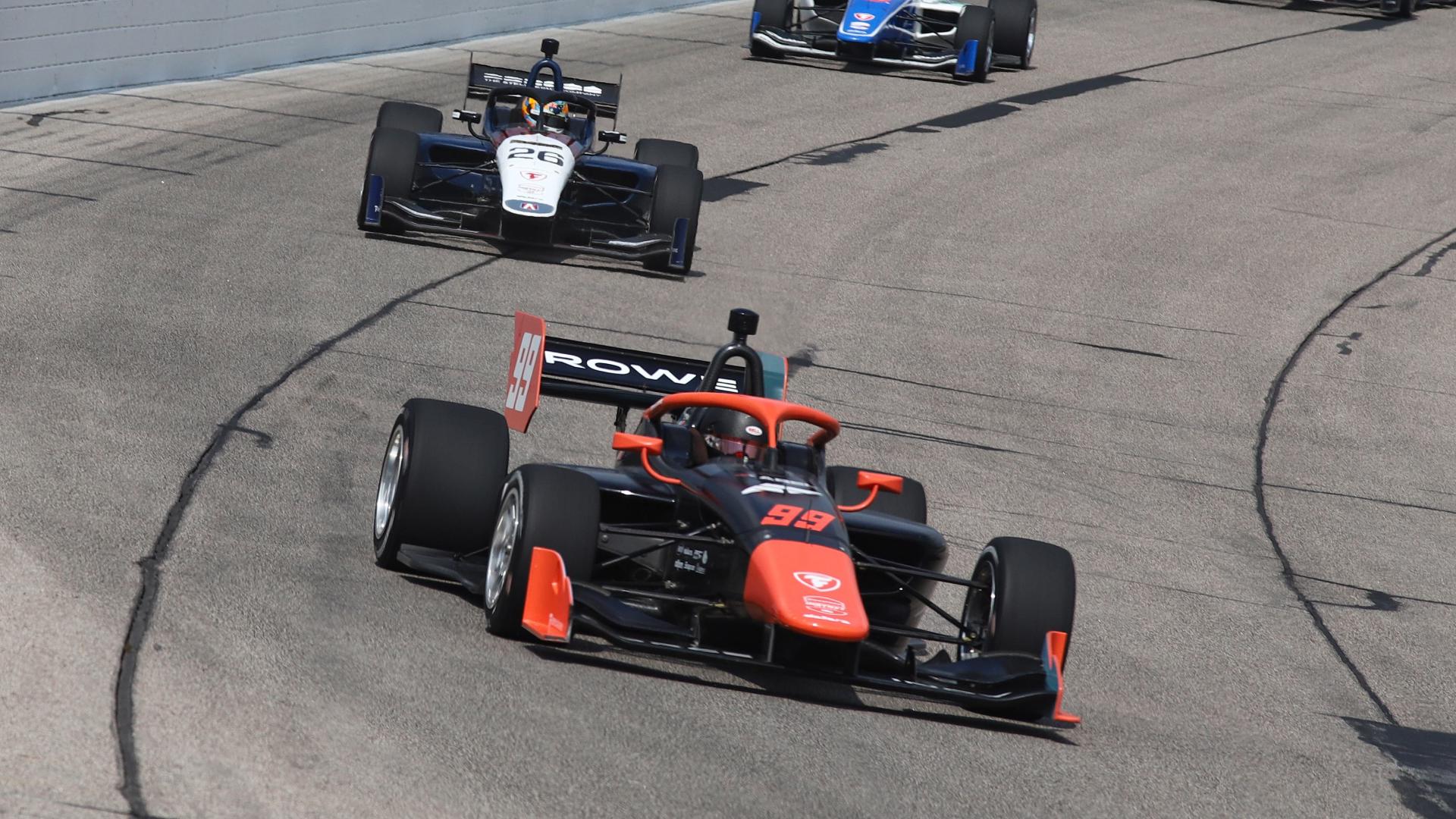 Myles Rowe wins first career Indy NXT race at Iowa Speedway | wthr.com