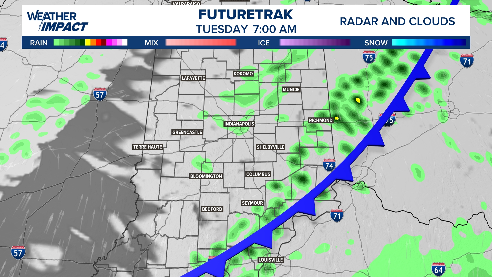 Weather Impact: Rounds of storms today | 13Weather Blog | wthr.com