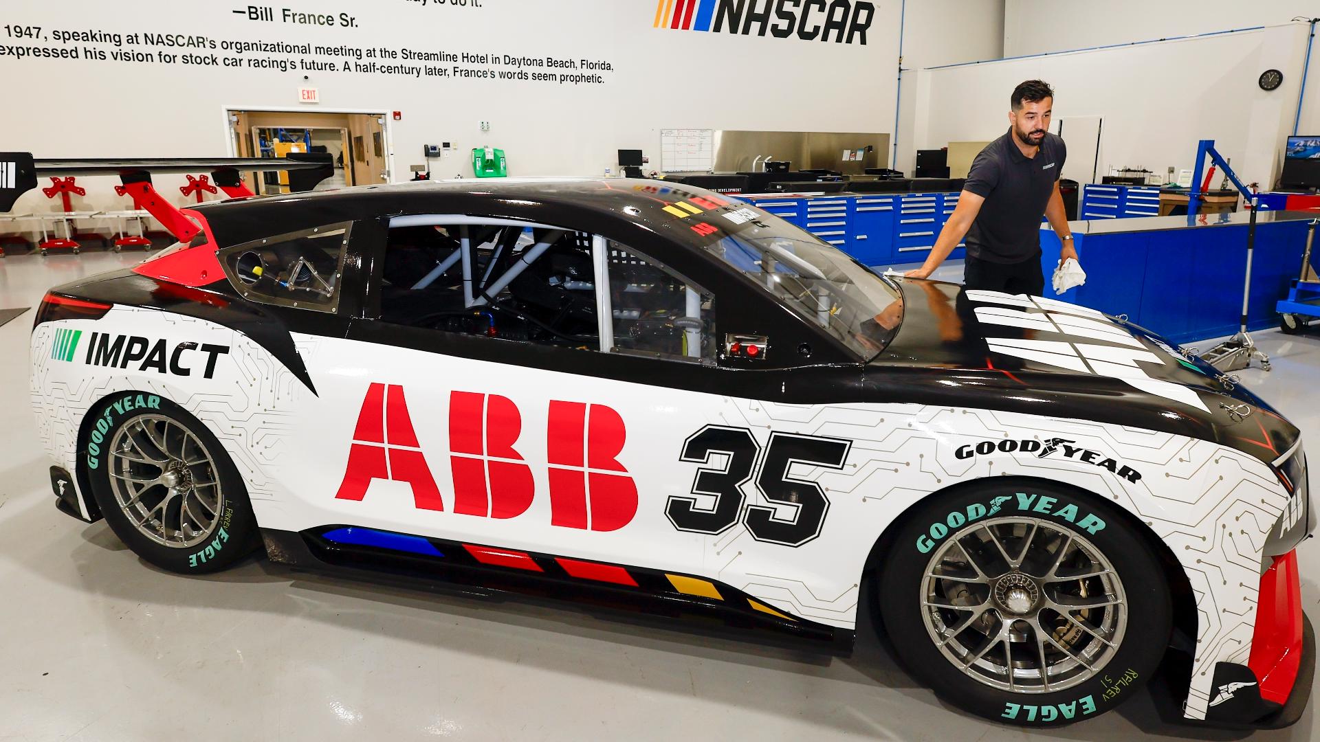NASCAR unveils first electric racecar | weareiowa.com