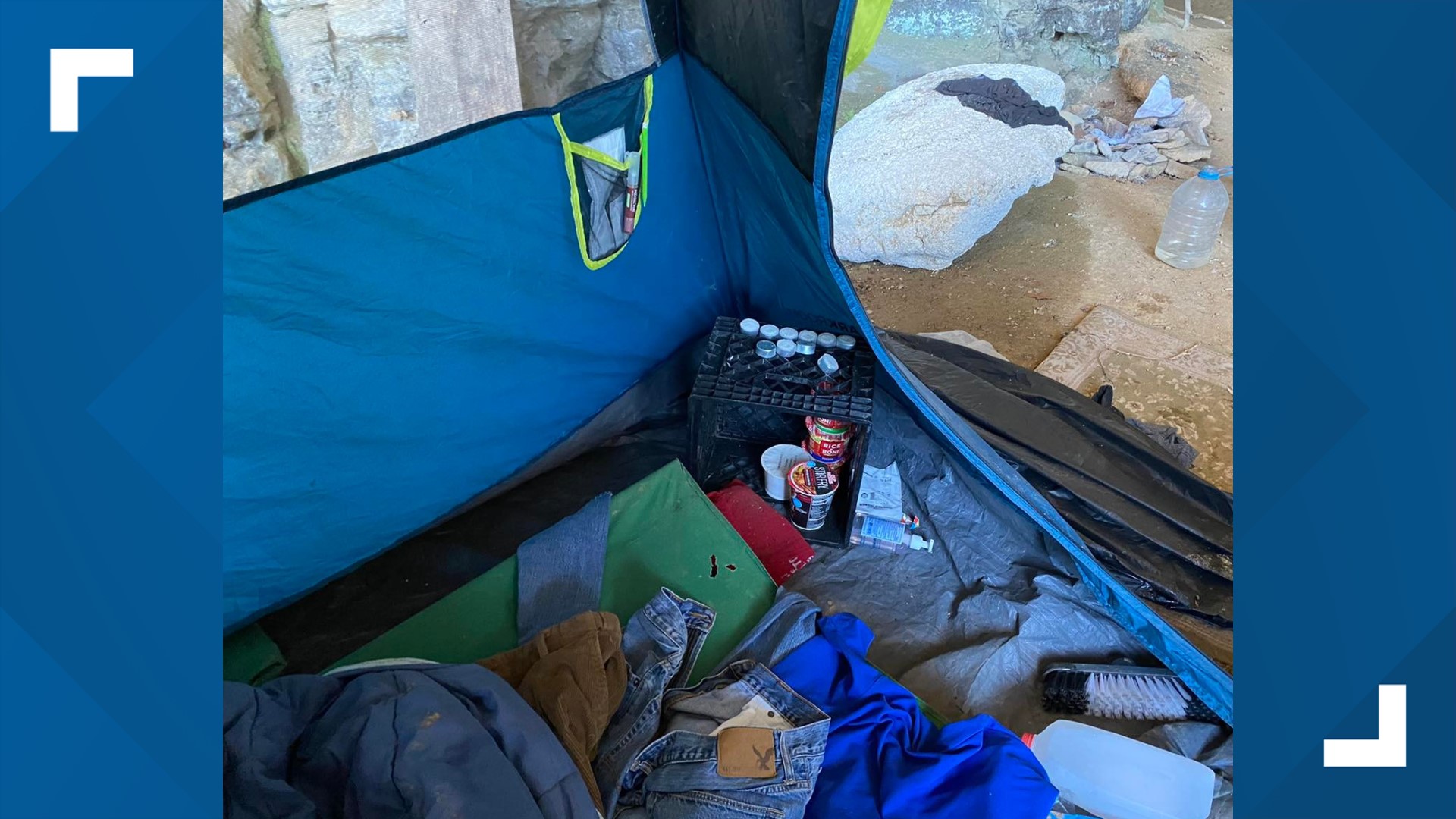Girls find convicted felon's hideaway in Indiana cave | wthr.com