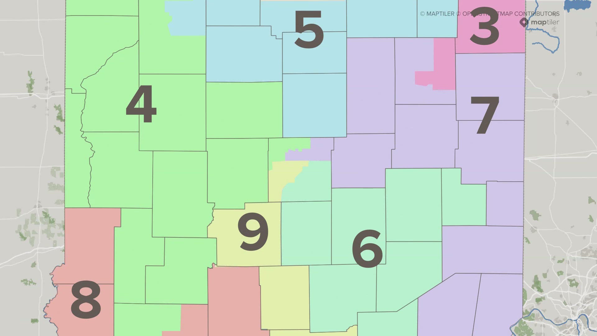 Newly proposed congressional district map in Indiana sparks outrage ...
