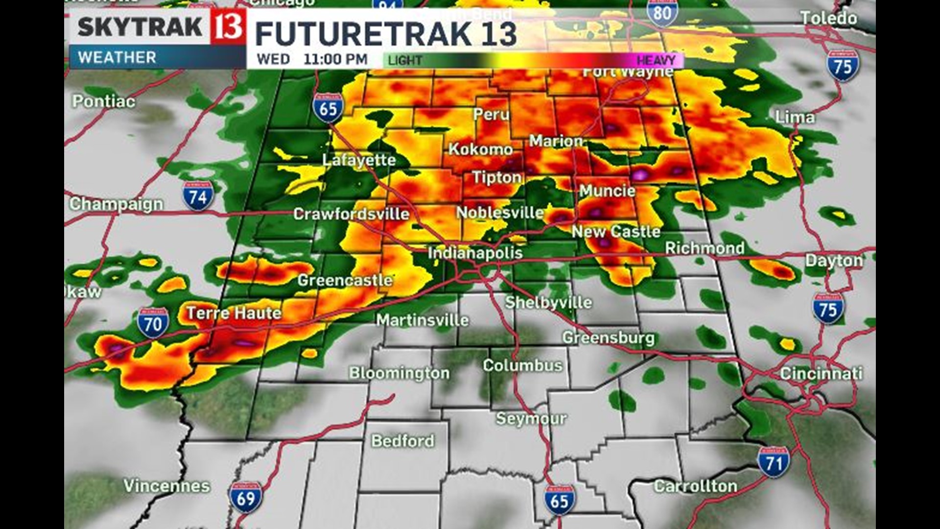 SkyTrak Weather Forecast - Wednesday, May 10 midday update | wthr.com