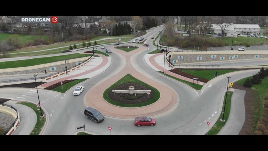 Carmel adds 'traffic metering system' to busy roundabout | wthr.com