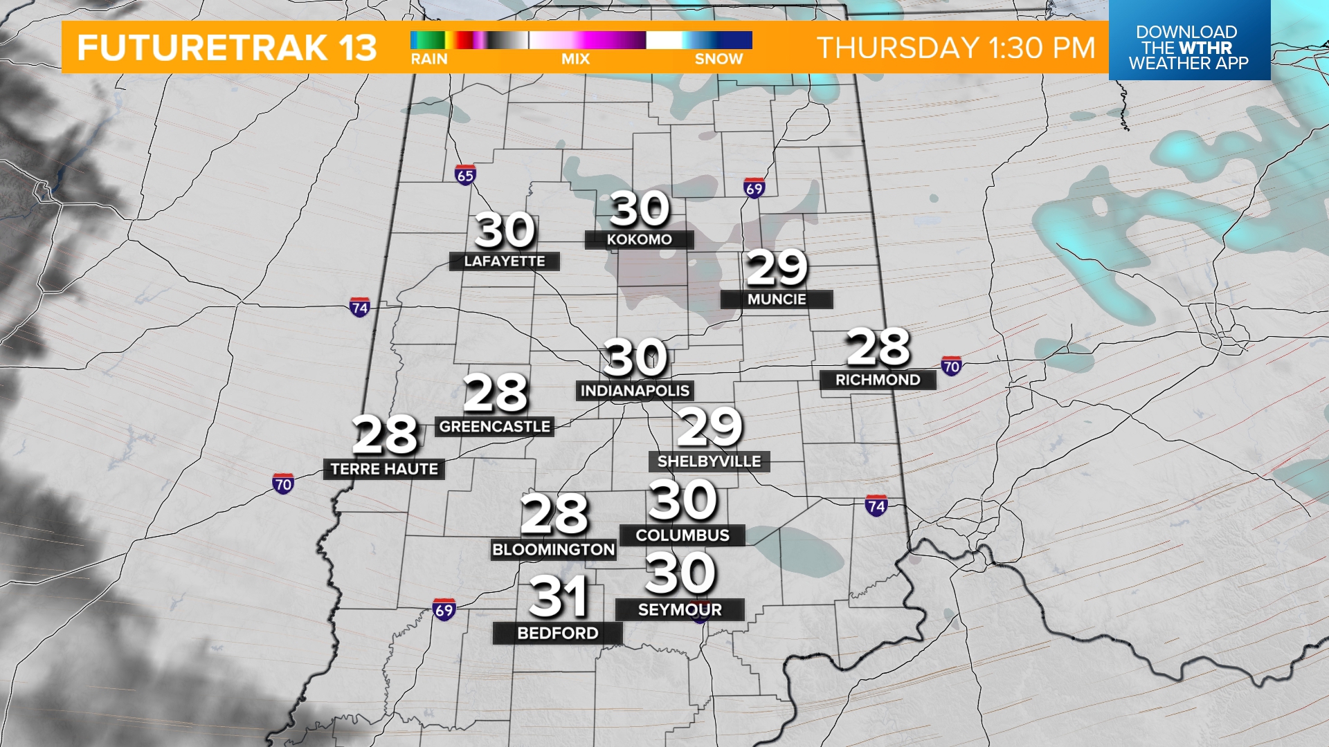 Next 48 hours: Snow to bitter cold in central Indiana | wthr.com