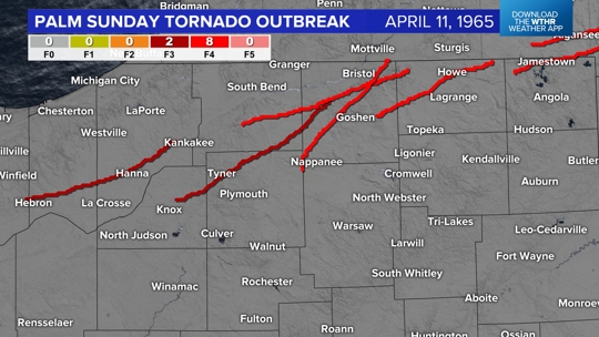 Remembering the historic Palm Sunday Tornado Outbreak 60 years later ...