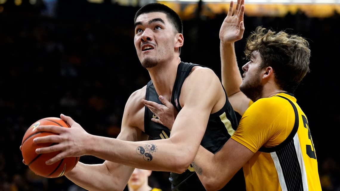 Zach Edey, No. 2 Purdue take down Iowa 84-70 | wthr.com