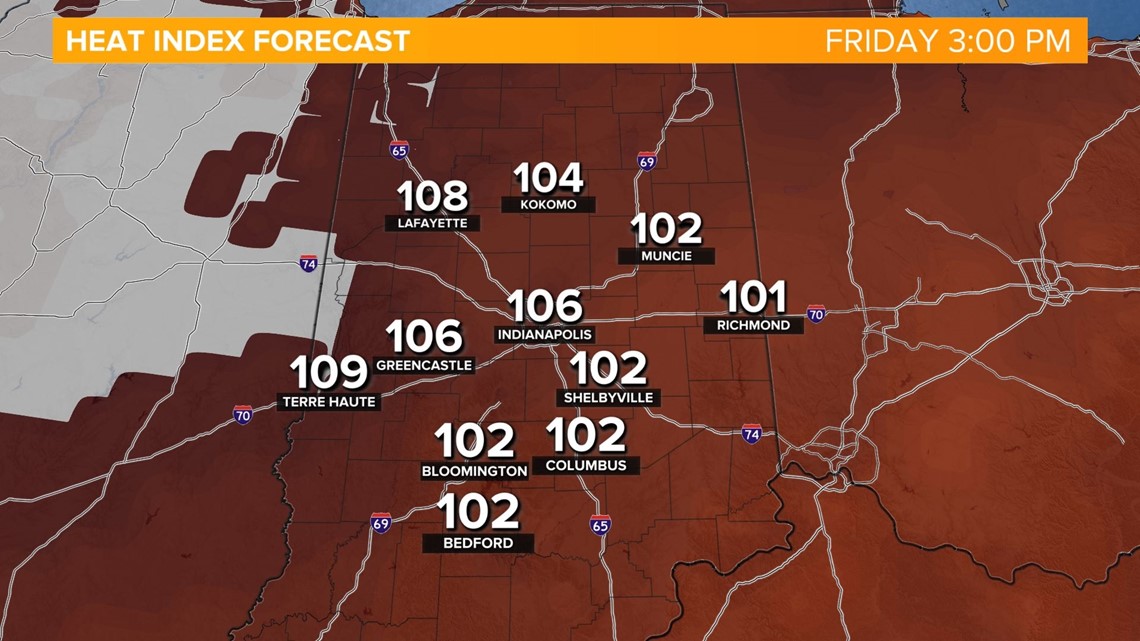 Excessive heat takes over central Indiana | wthr.com