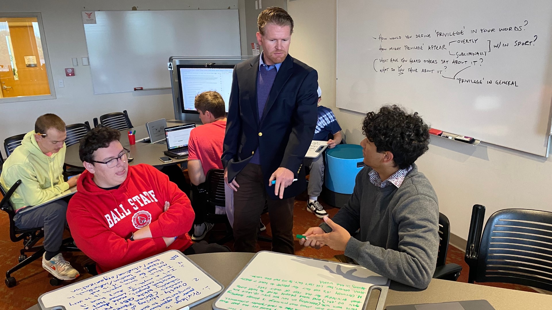 Ball State students' book breaks down social justice in sports | wthr.com