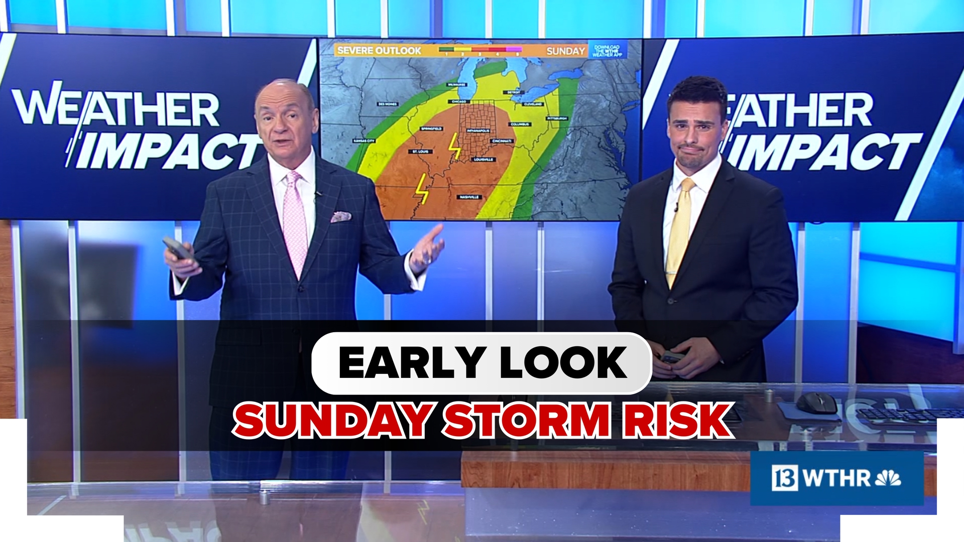 Indiana upgraded to a Level 3 severe threat Sunday, March 30 | wthr.com