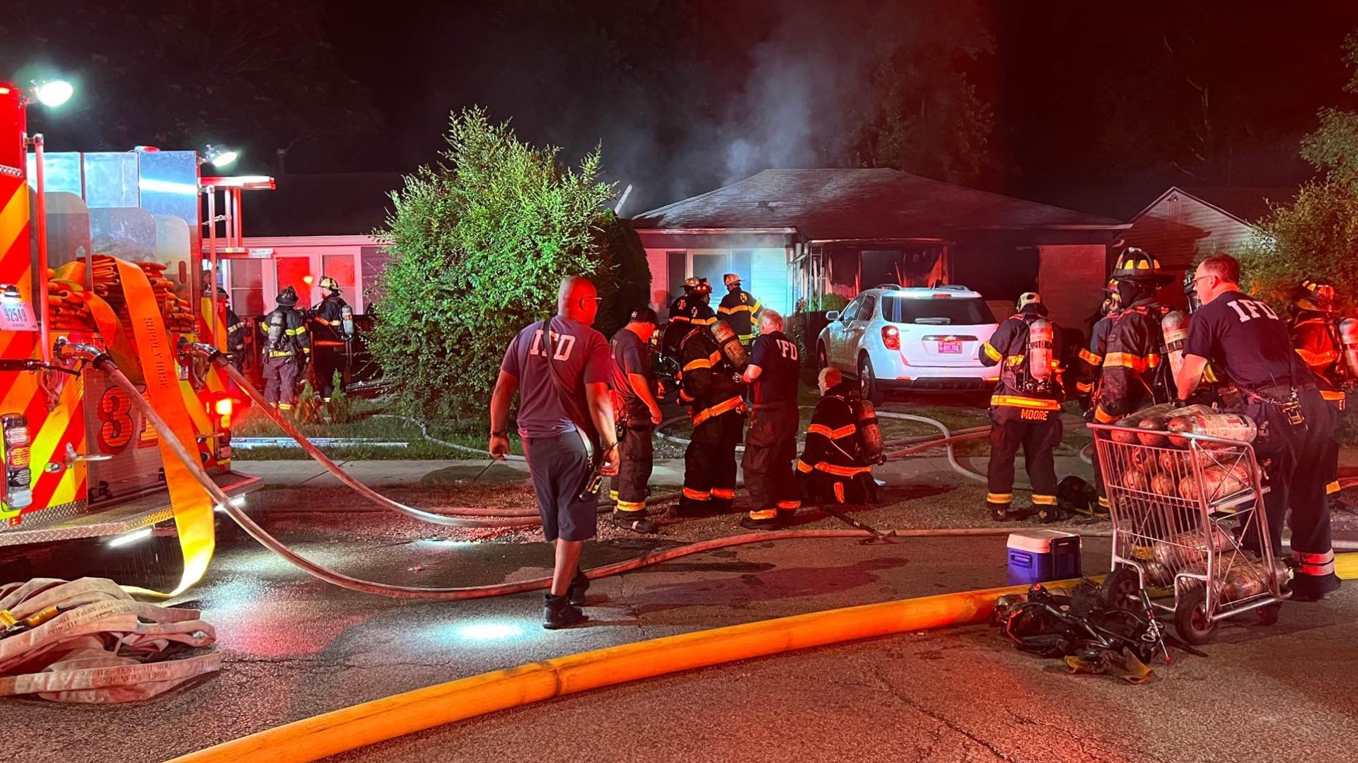2 people escape early morning house fire on Sutherland Avenue | wthr.com