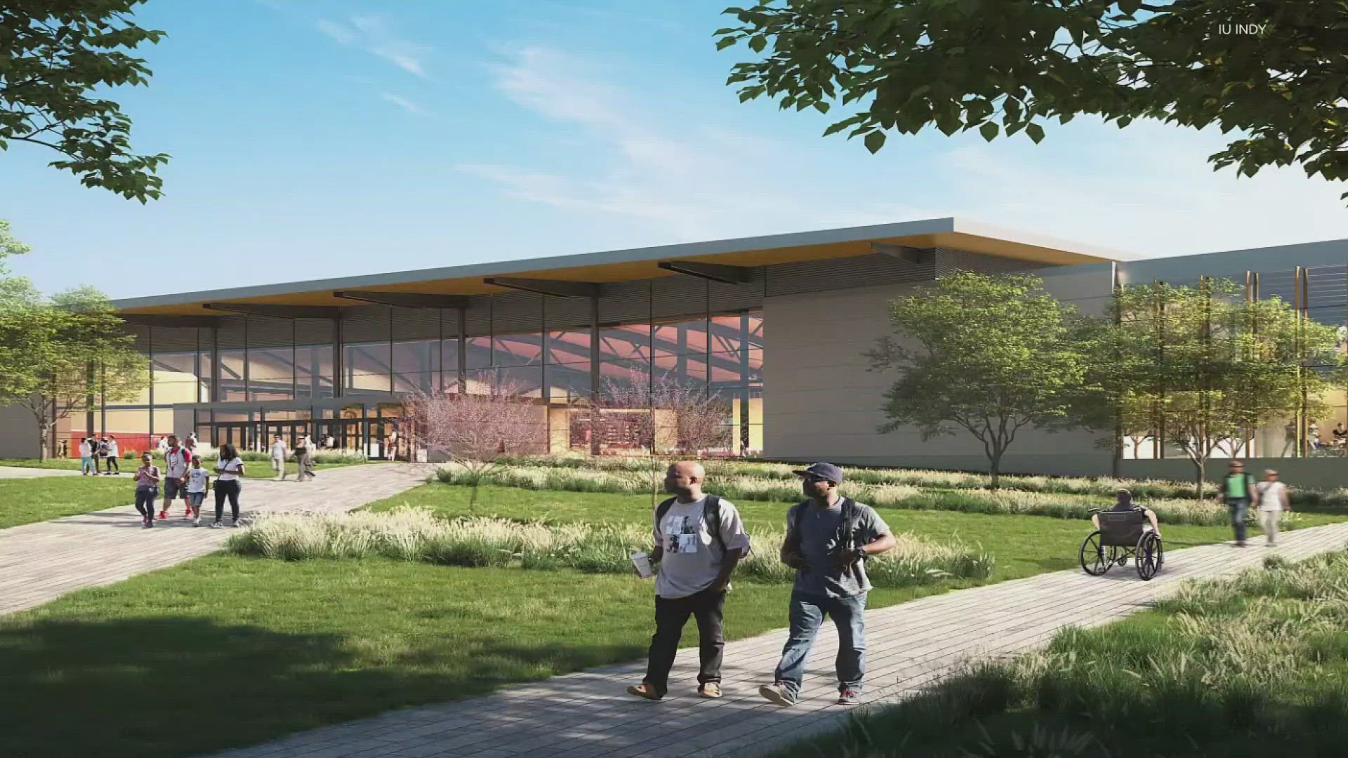 Groundbreaking ceremony held for IU Indy's James T. Morris Arena | wthr.com