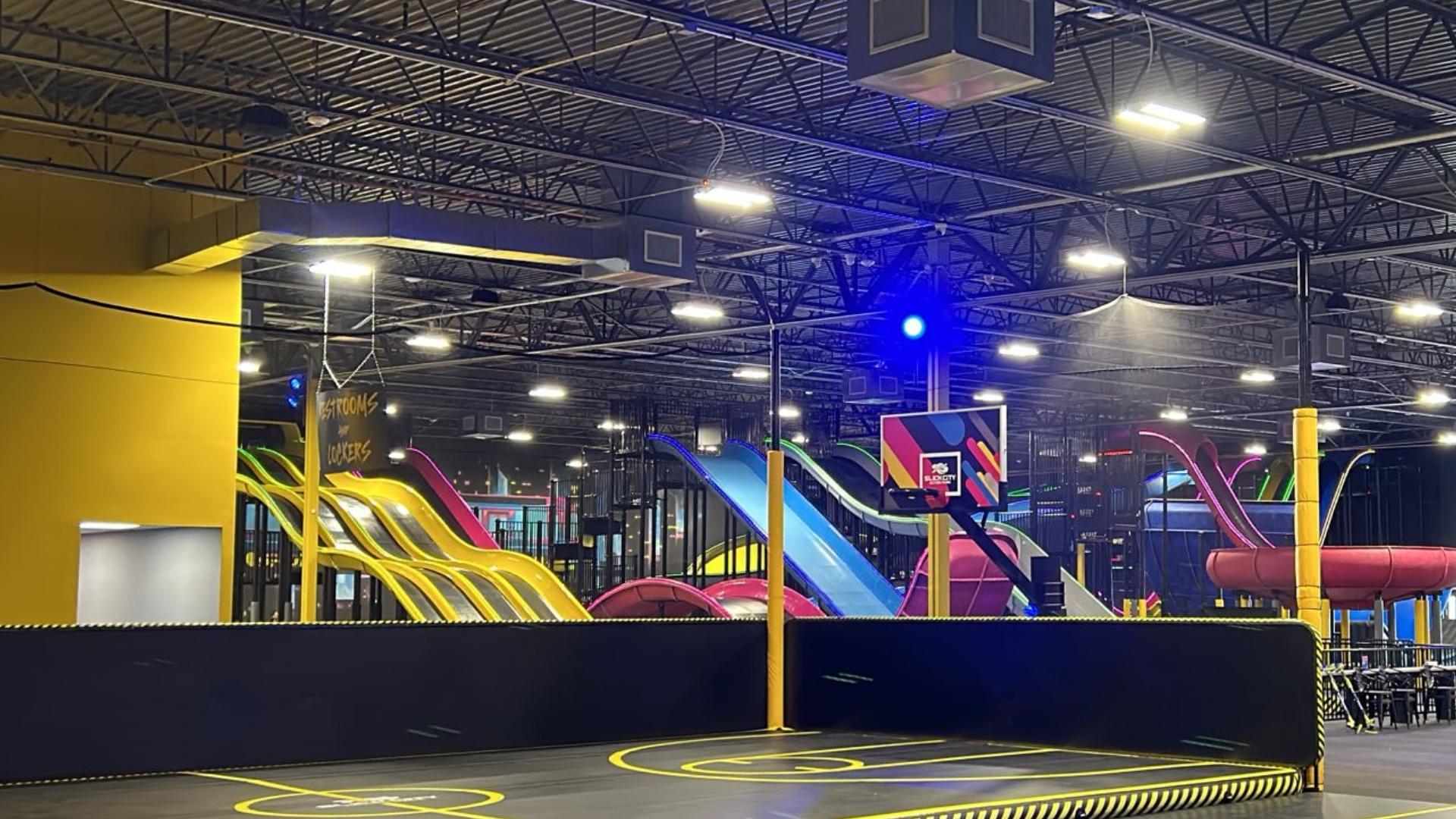 Brownsburg's Slick City is state's first indoor waterless slide park ...