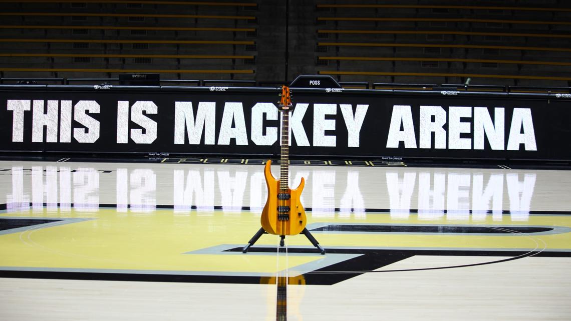 Purdue auctioning off custom guitar made with Mackey floor planks ...