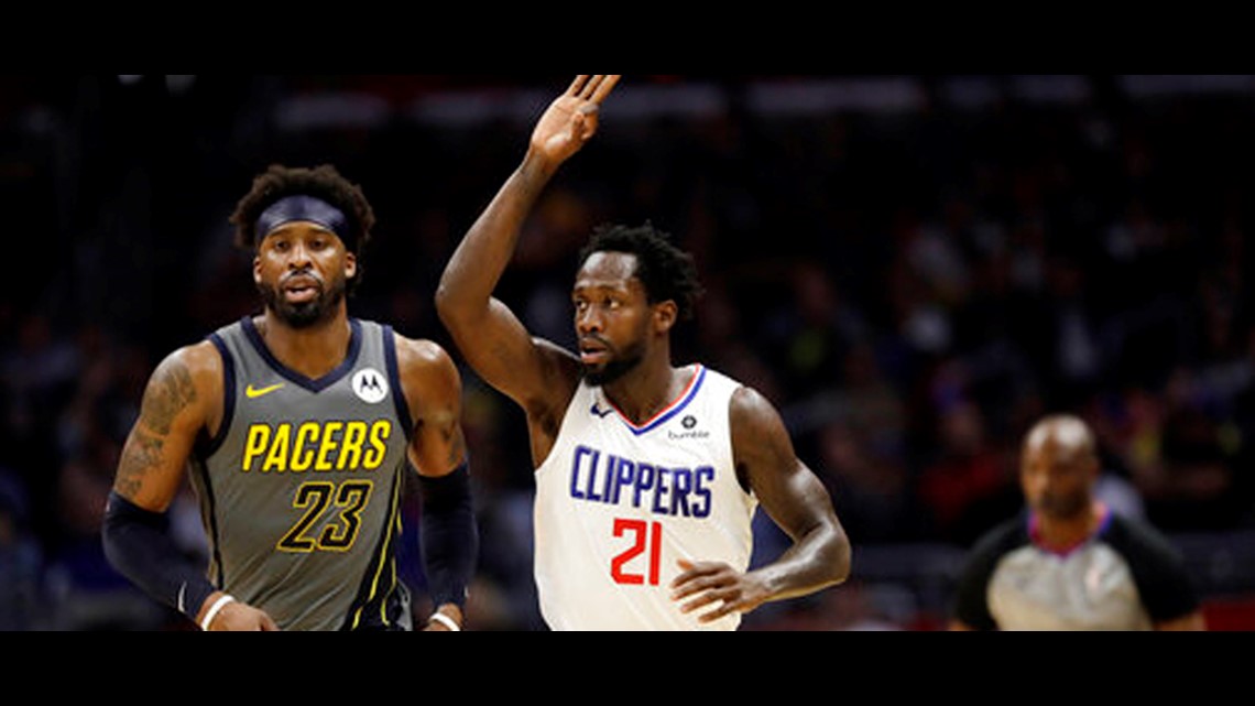 Clippers edge Pacers 115-109 at home for 1st time since 2014 | wthr.com