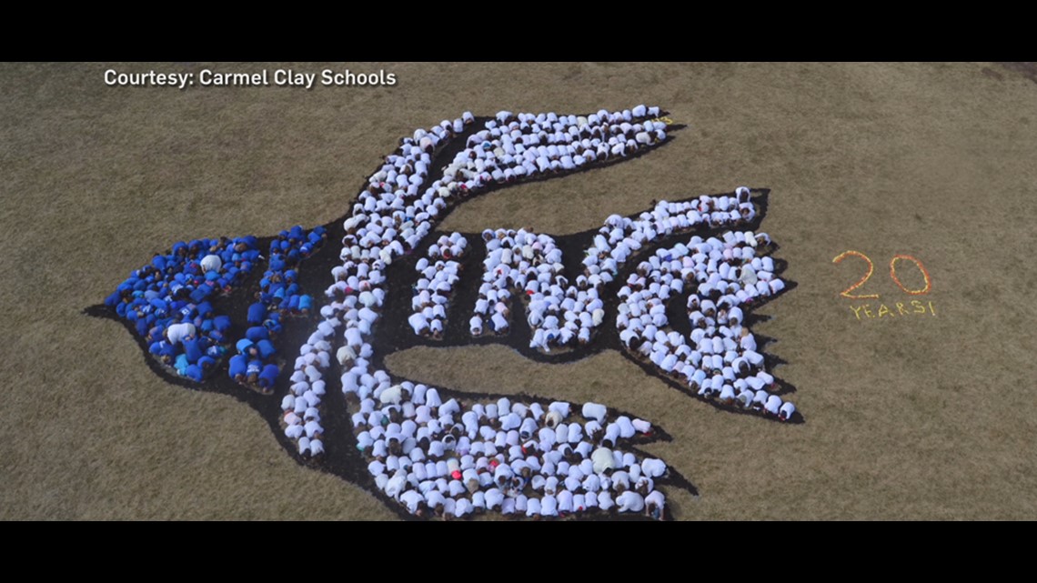600 Prairie Trace Elementary School students, staff create 'human art ...
