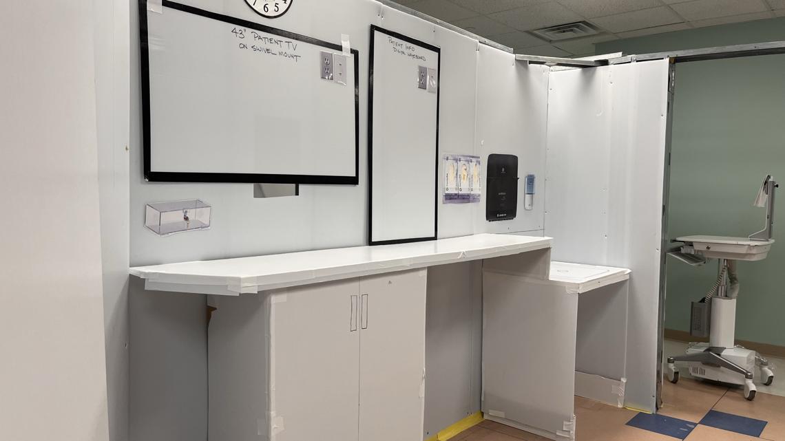 An early look at patient rooms in new IU Health hospital | wthr.com