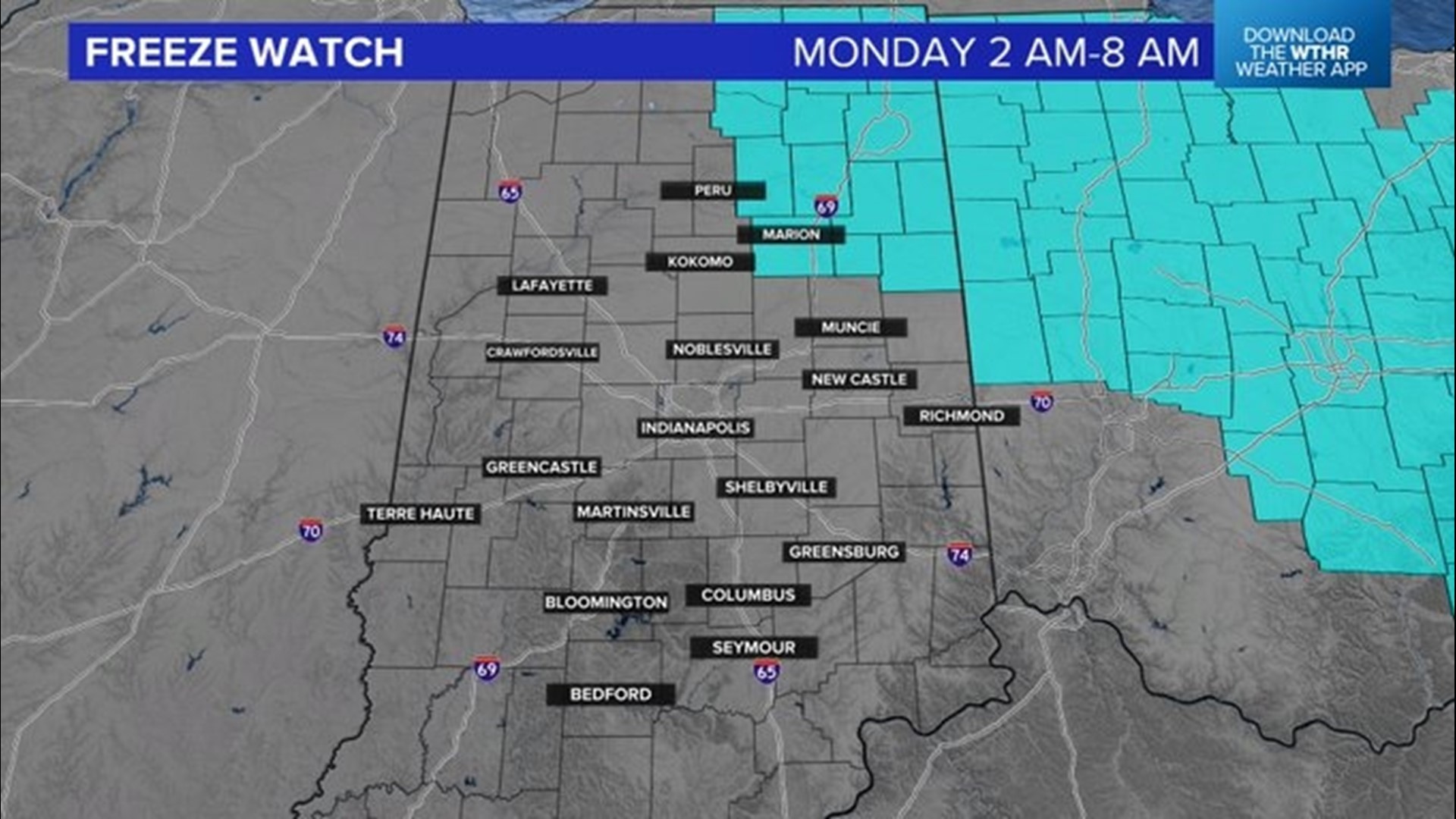 Sunday temperatures fall | Central Indiana weather forecast | wthr.com