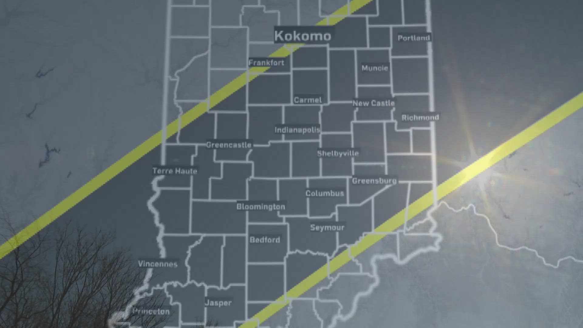 Some Indiana towns are just on the edge of the path of totality | wthr.com