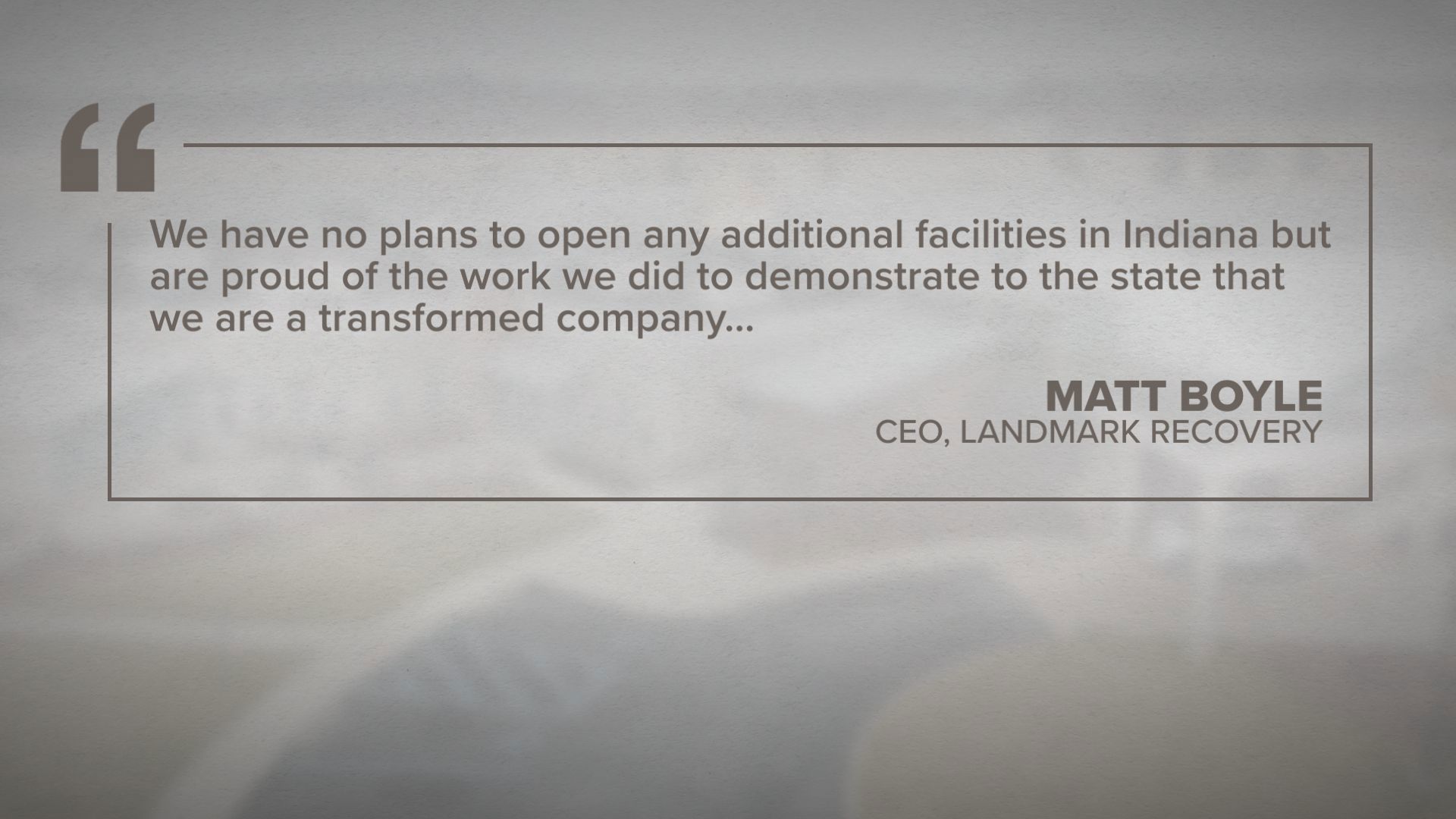 Landmark Recovery will not reopen troubled Indiana addiction treatment ...
