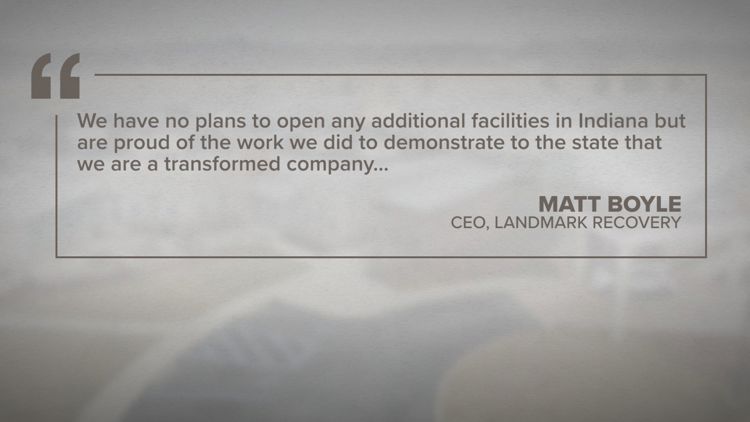 Landmark Recovery will not reopen troubled Indiana addiction treatment ...