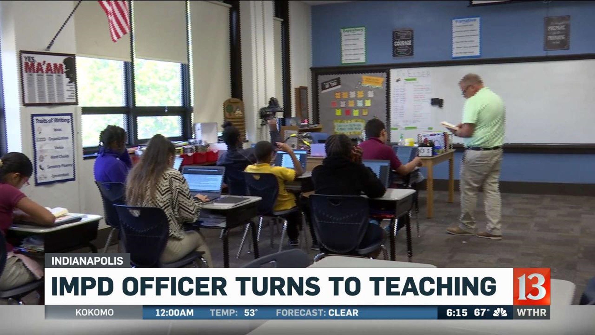 Retired Indy police officer becomes IPS teacher | wthr.com