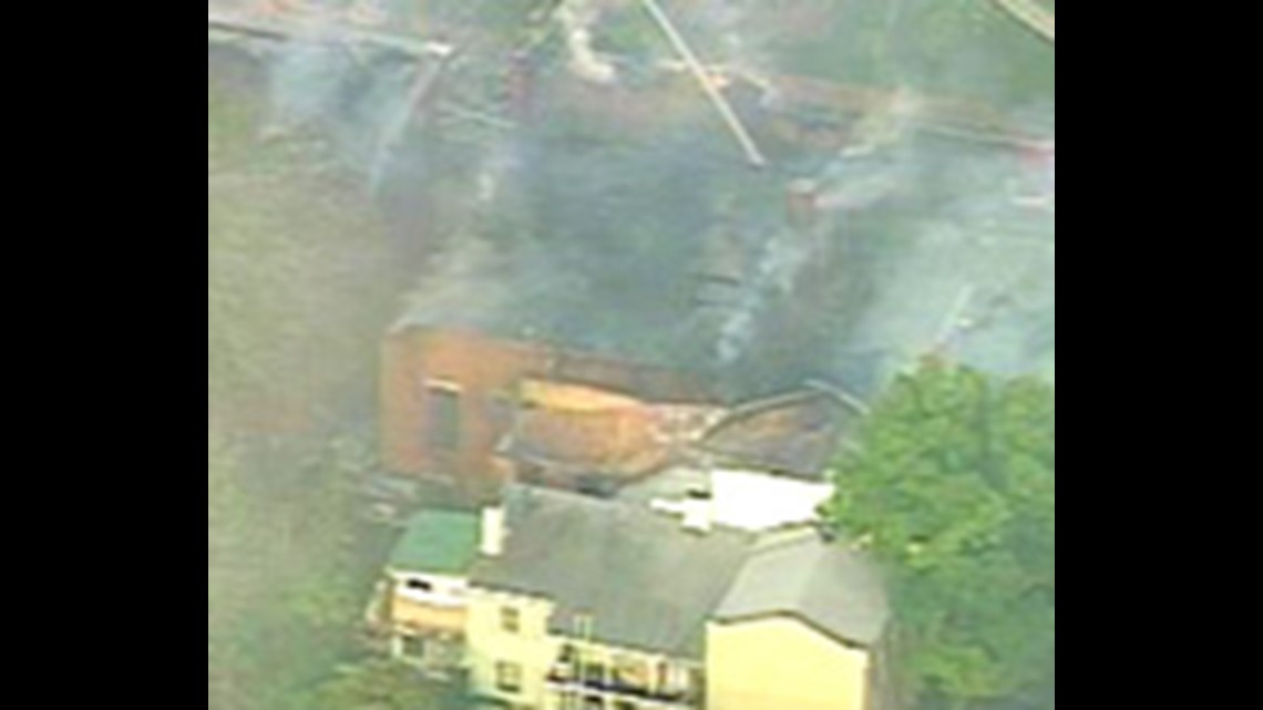 Fire engulfs Madison's historic Elks Lodge building | wthr.com