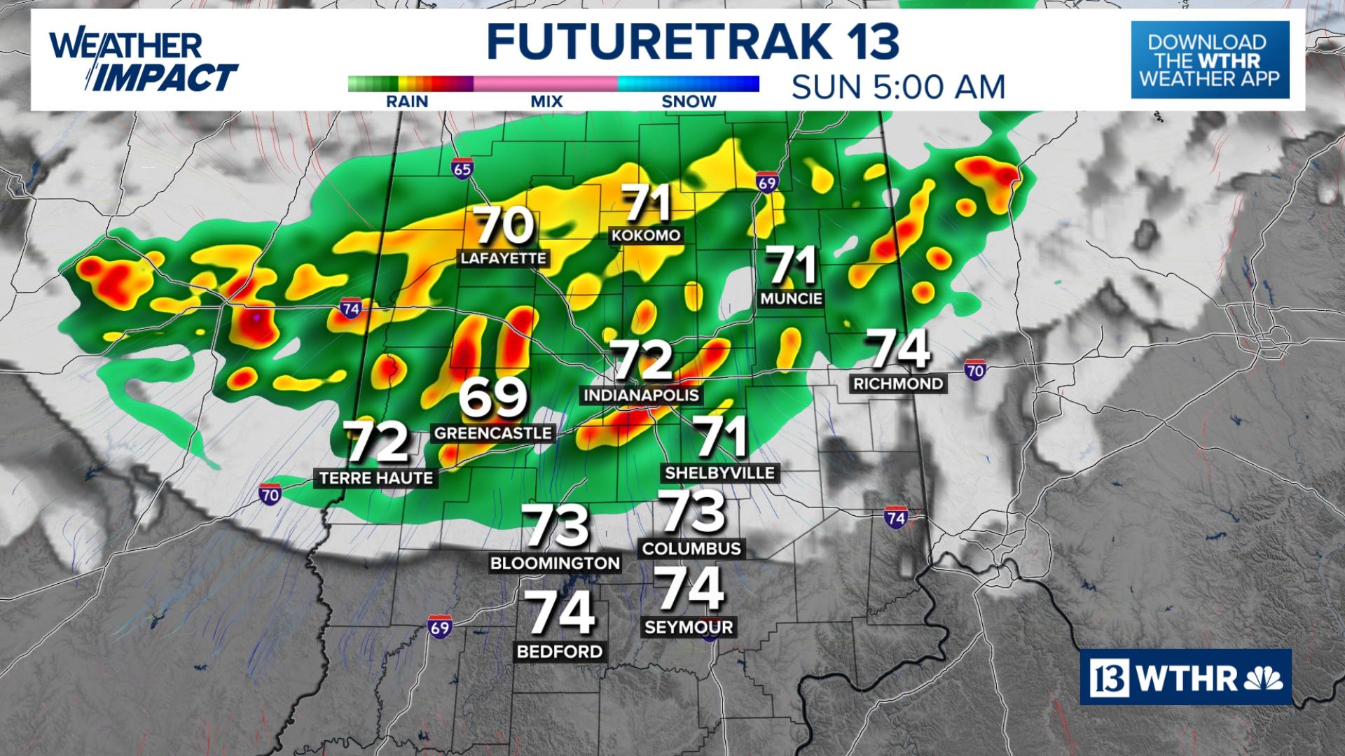 Weekend outlook: Heat, isolated severe storm risk in central Indiana | wthr.com