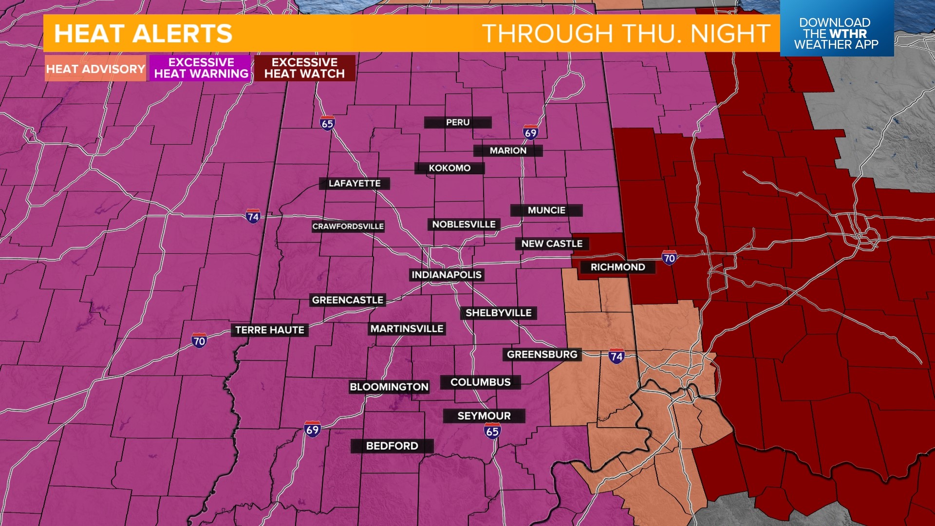 Live Doppler 13 Weather Blog: Excessive Heat Warnings | wthr.com