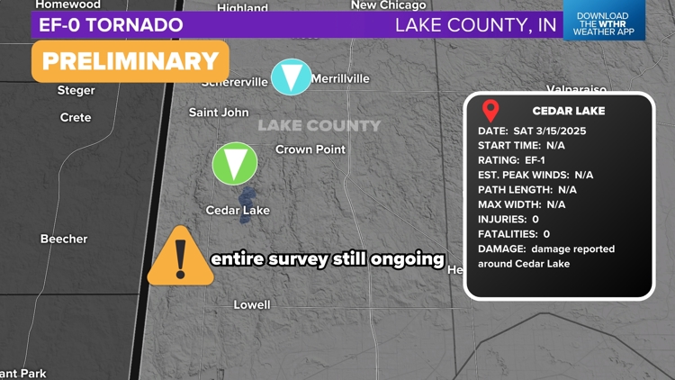 Indiana tornado track maps from weekend severe storms (March 2025 ...