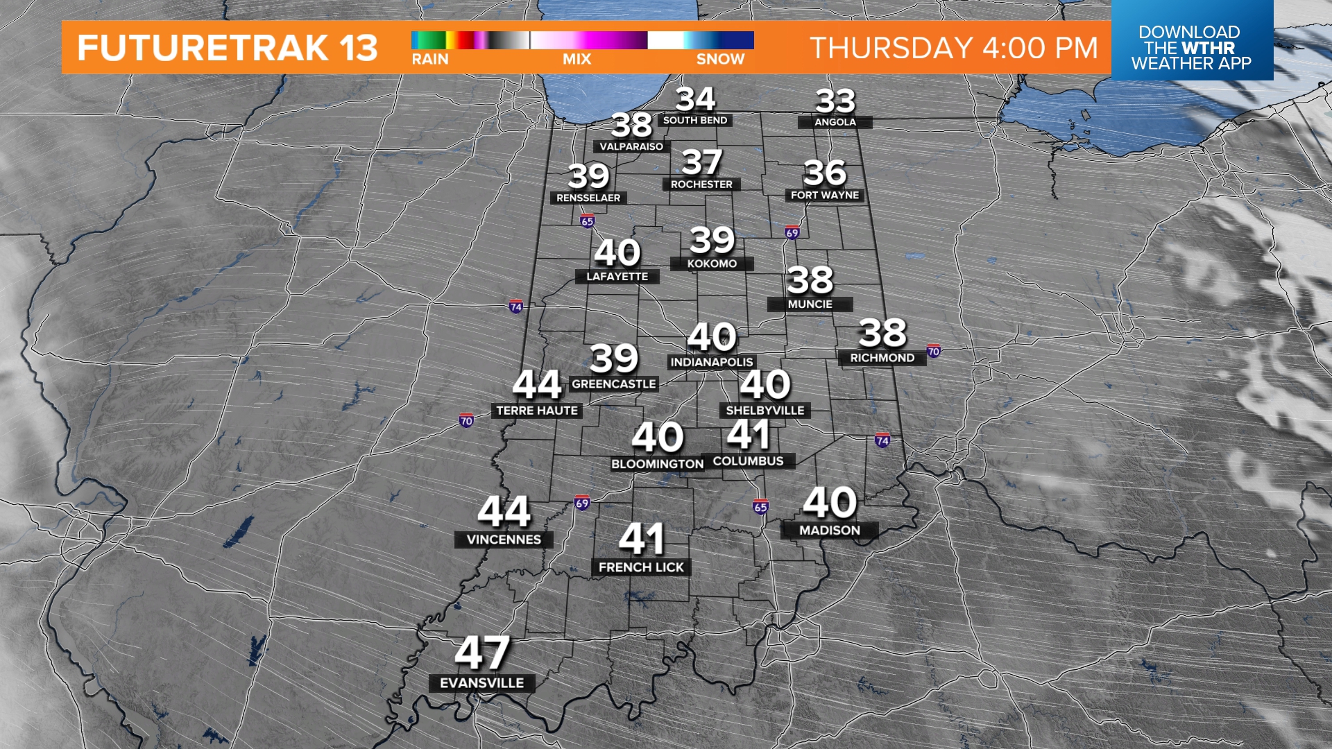 Messy Friday morning gives way to nice weekend in Indiana | 13 Weather ...