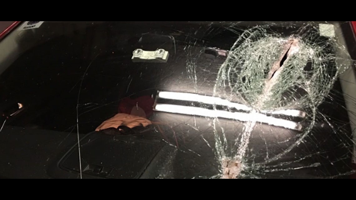 Crowbar slams through Florida woman's windshield | wthr.com