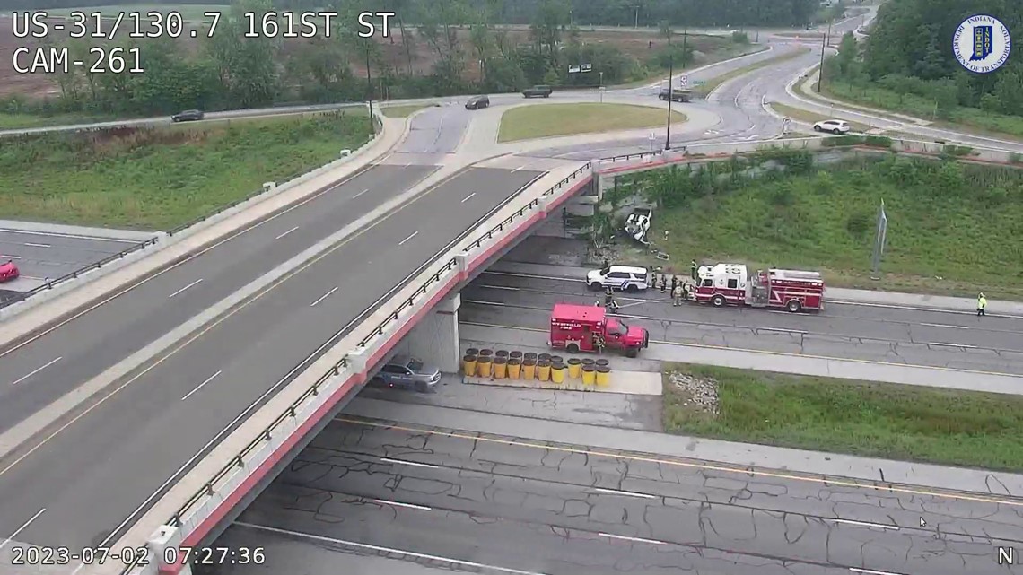 Deadly crash closes U.S. 31 NB in Westfield | wthr.com