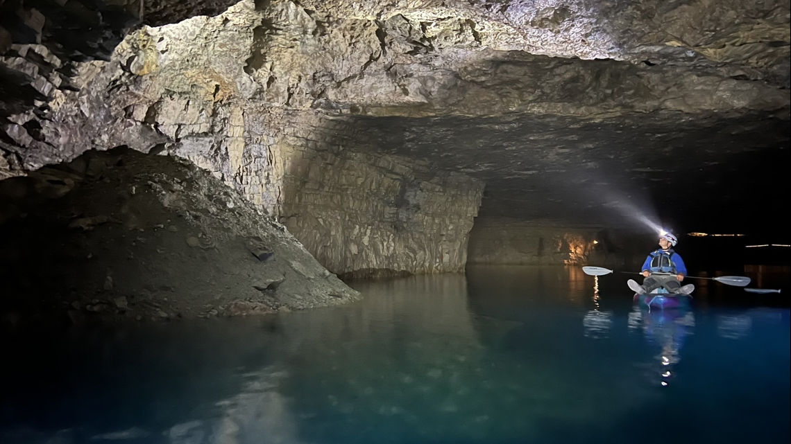 Red River Gorge underground kayaking and skylift | wthr.com