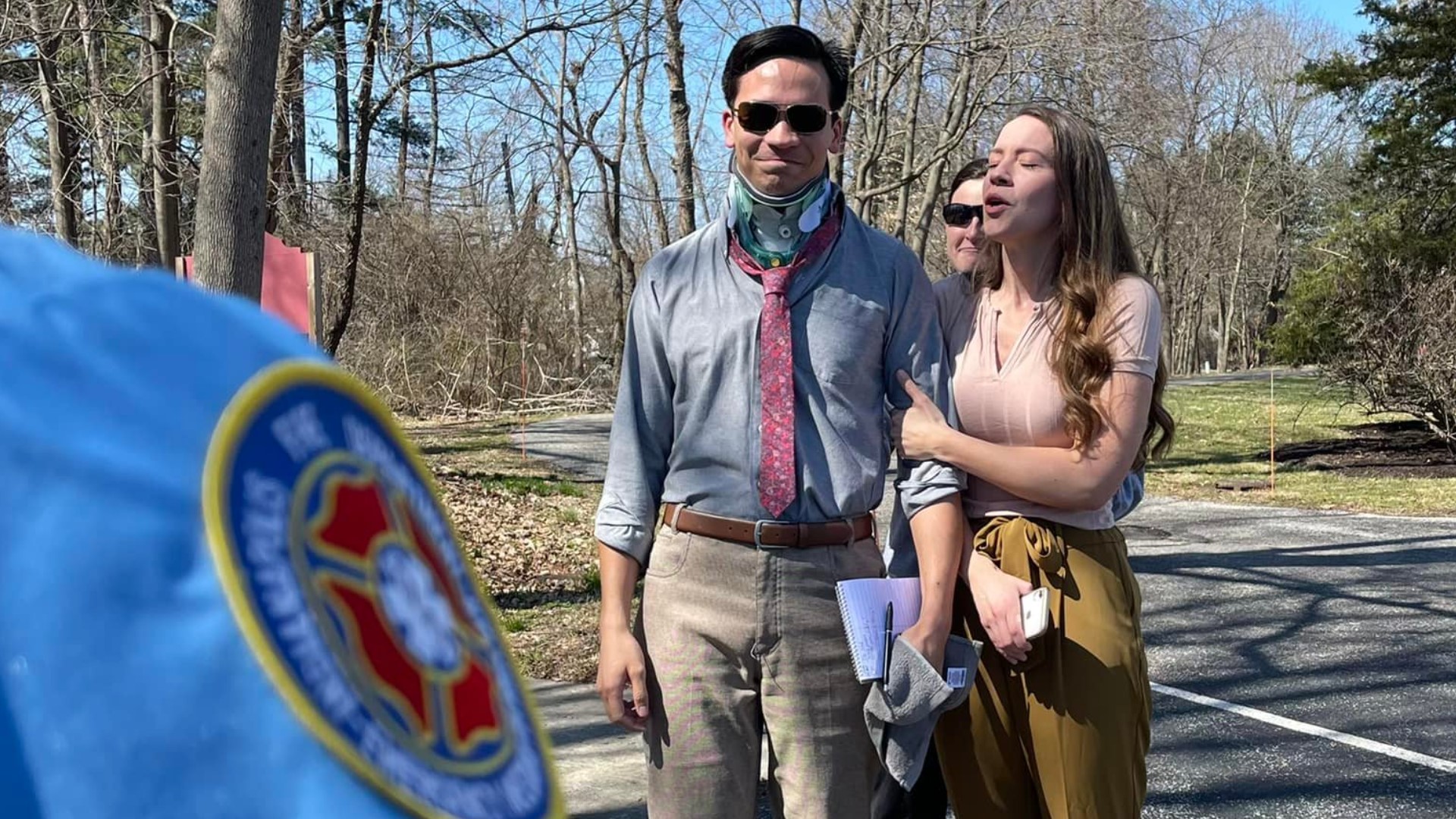 IMPD Officer Mangan meets firefighters who saved his life | wthr.com