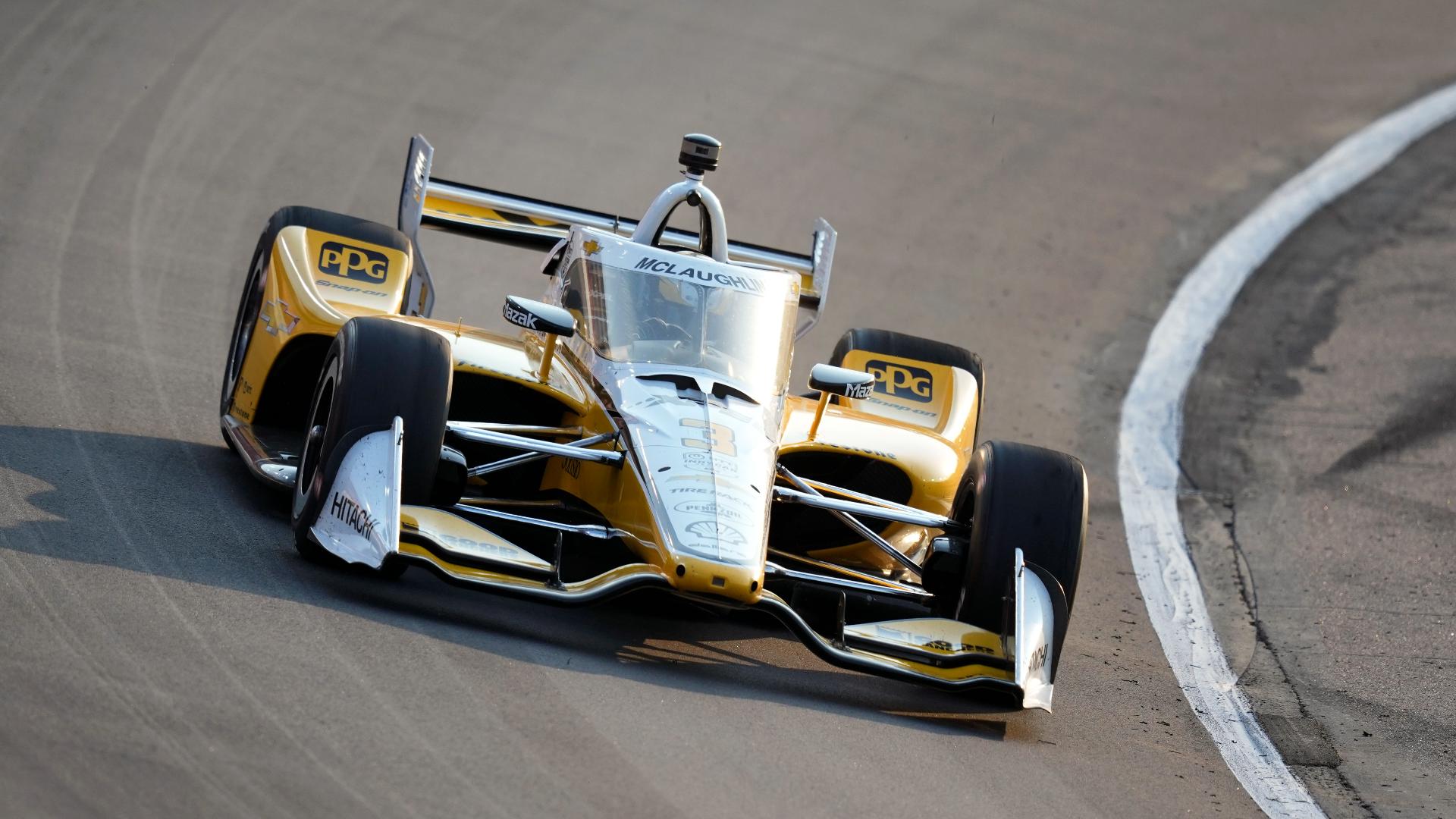 Scott McLaughlin scores first IndyCar oval victory at Iowa | wthr.com