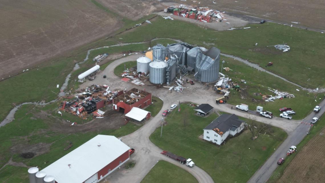 Damage came in after at least one tornado in central Indiana | wthr.com