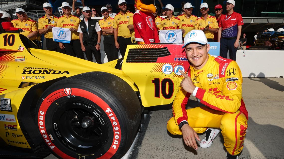 Alex Palou wins pole for IndyCar Sonsio Grand Prix on IMS road course ...