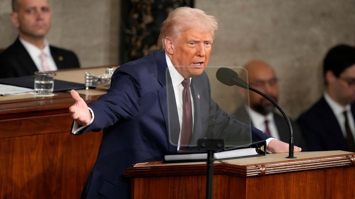 Trump takes credit for 'swift and unrelenting' action in address to ...