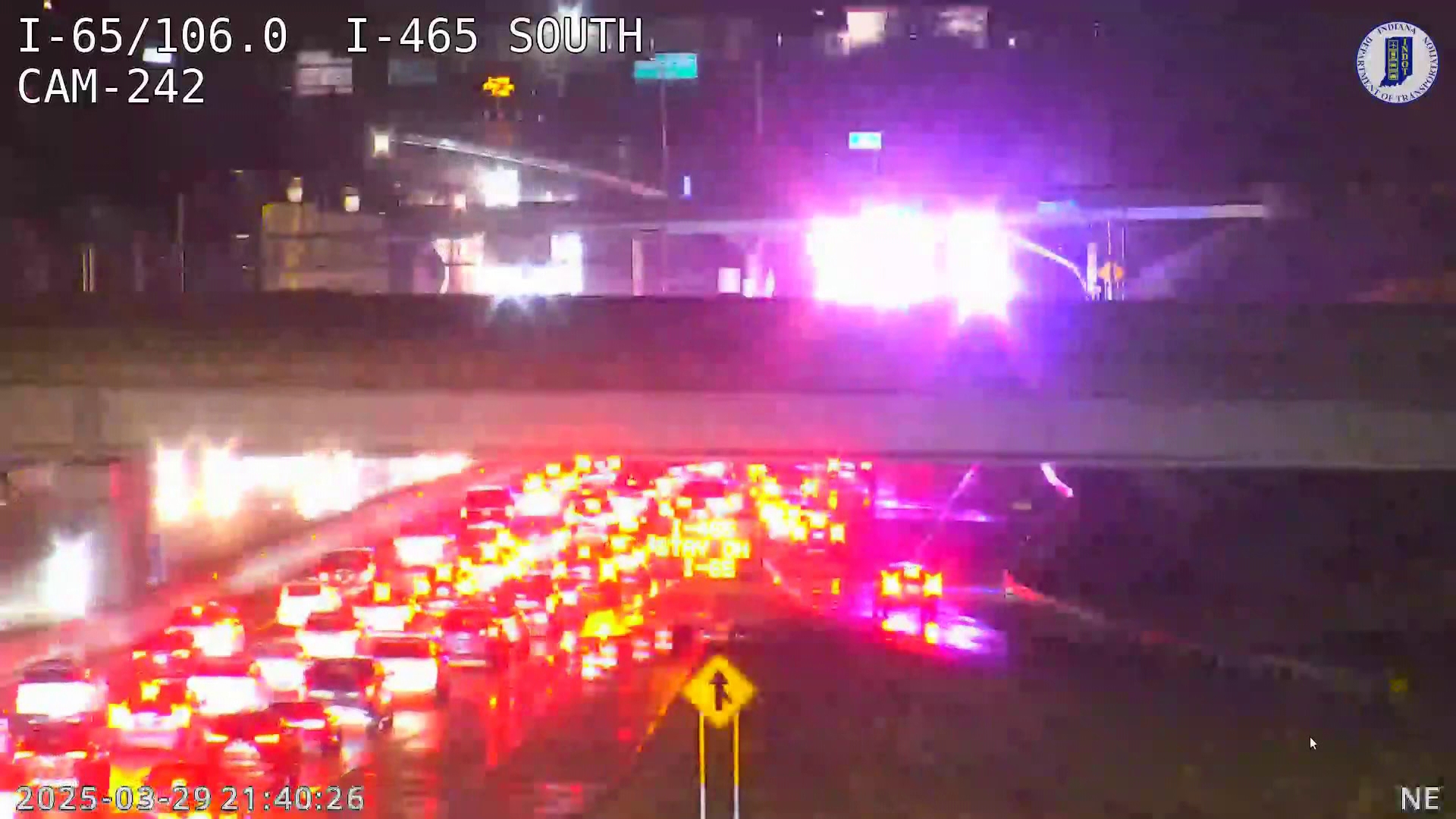 Stolen skid steer leads police on low-speed chase along I-465 and I-65 ...