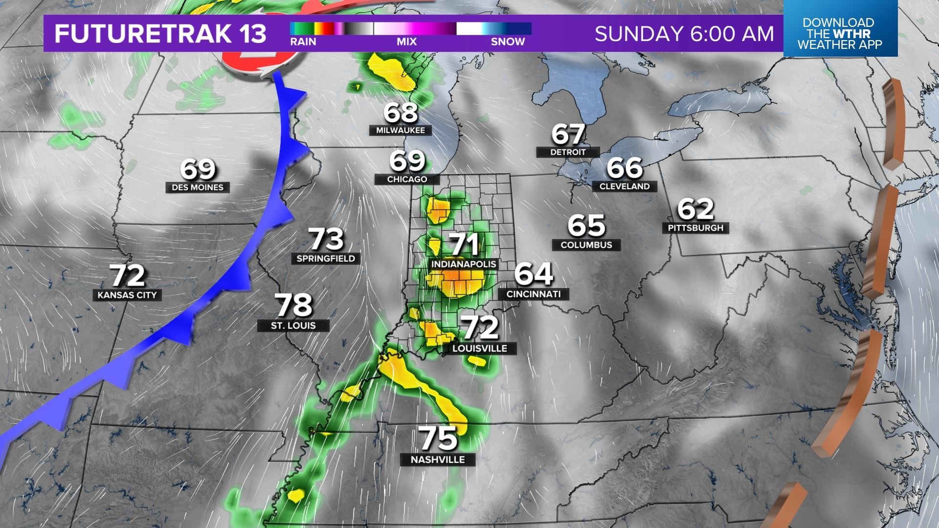 Severe storms possible Sunday before cool down early next week | June ...