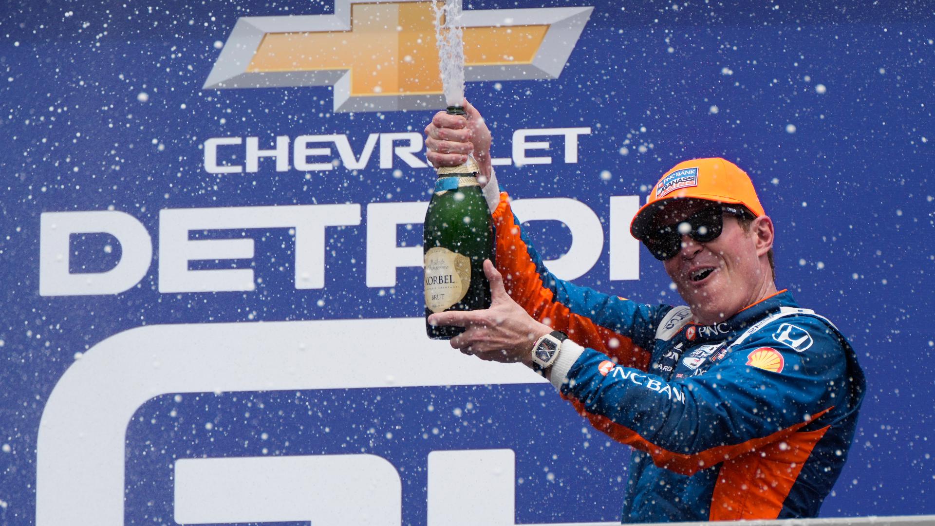 Scott Dixon wins record 4th IndyCar Detroit Grand Prix | wthr.com