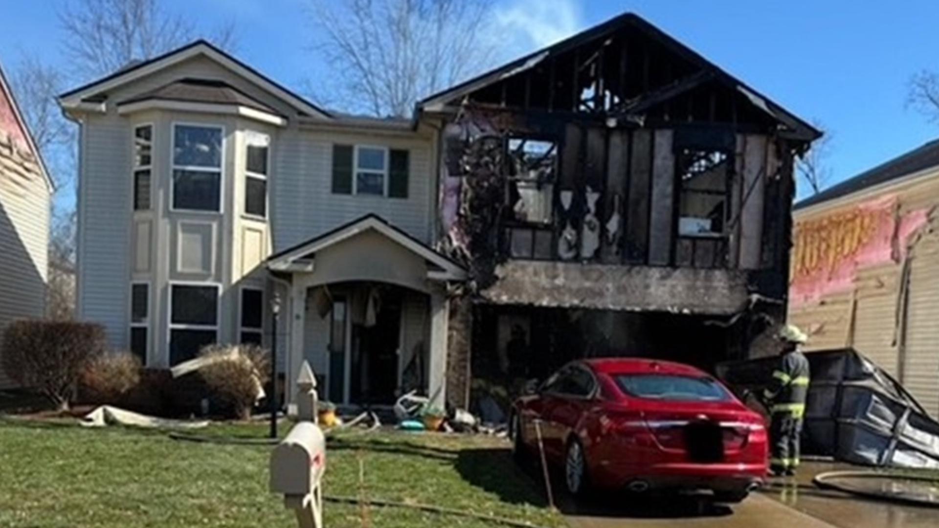 Far east Indy house fire causes significant damage, displaces 2 people ...