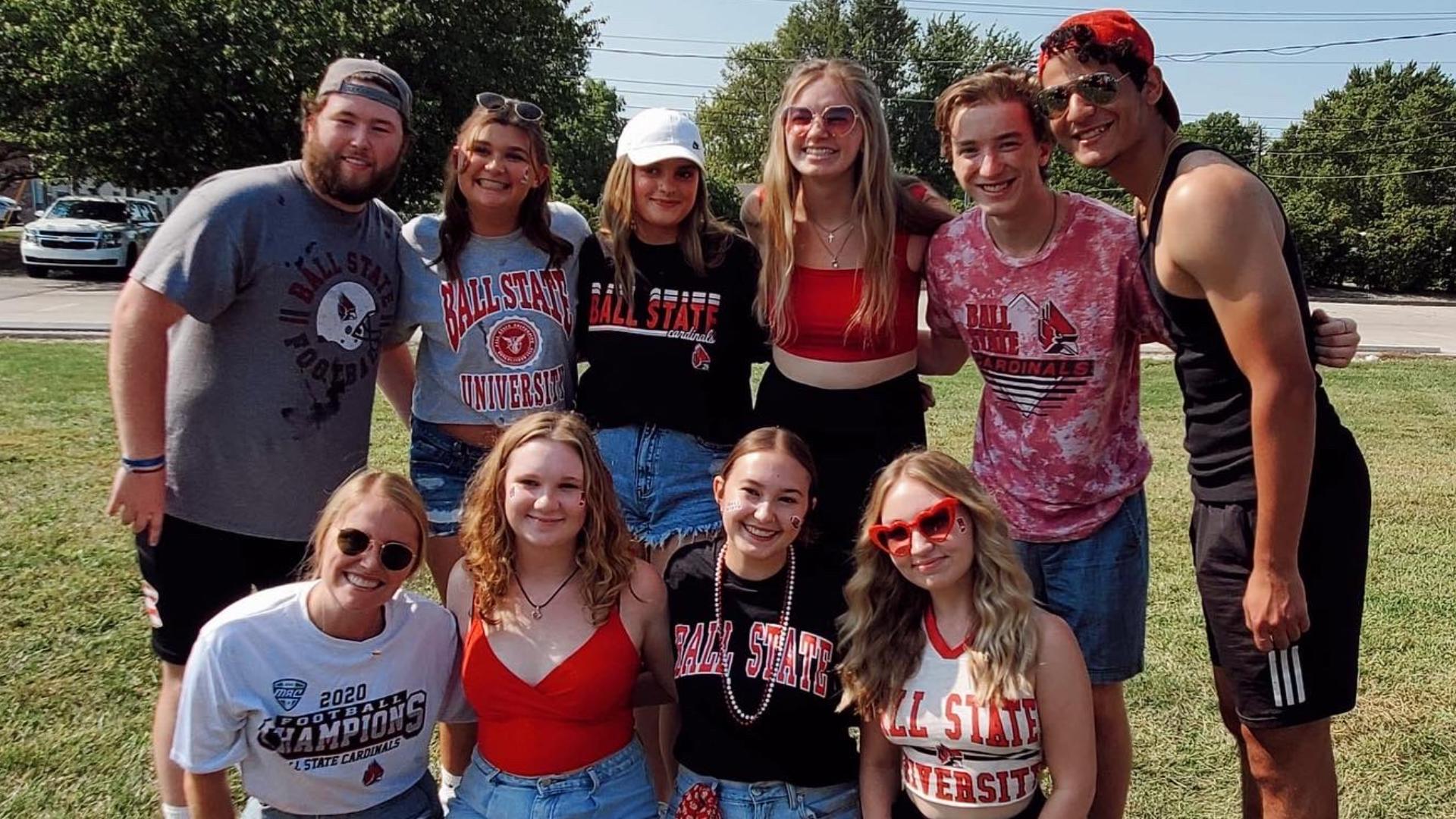 PHOTOS | Grace Bentkowski surrounded by friends | wthr.com